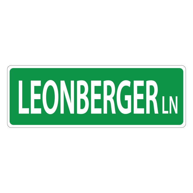 Leonberger Street Sign – BIG Gentle Dogs