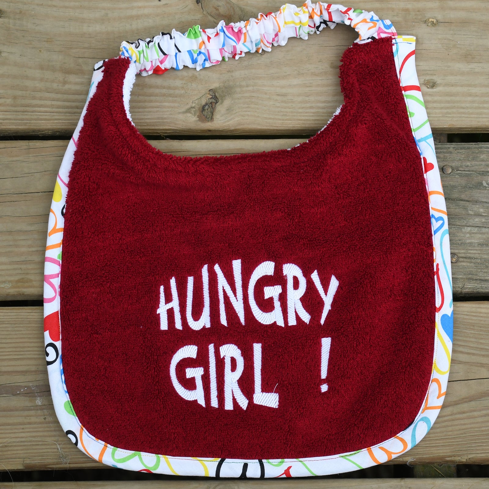 Hungry Girl!, Drool Bib – BIG Gentle Dogs