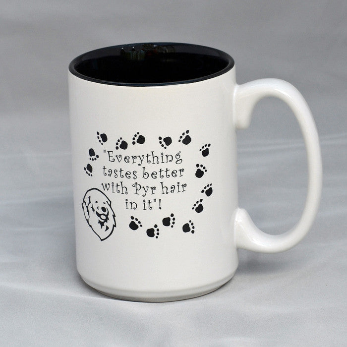 "Pyr Hair" Mug – BIG Gentle Dogs
