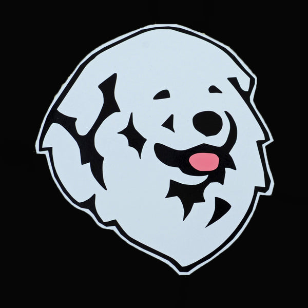"Full Color Pyr Head Decal" – BIG Gentle Dogs