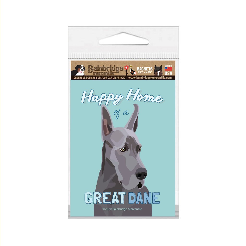 Great Dane, blue - Magnet – BIG Gentle Dogs