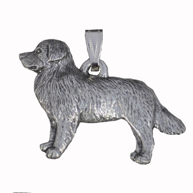 Antiqued Pewter Bernese Pendant – BIG Gentle Dogs