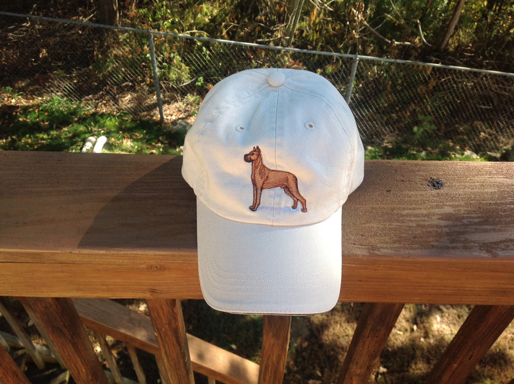 "Embroidered Great Dane Cap" – BIG Gentle Dogs