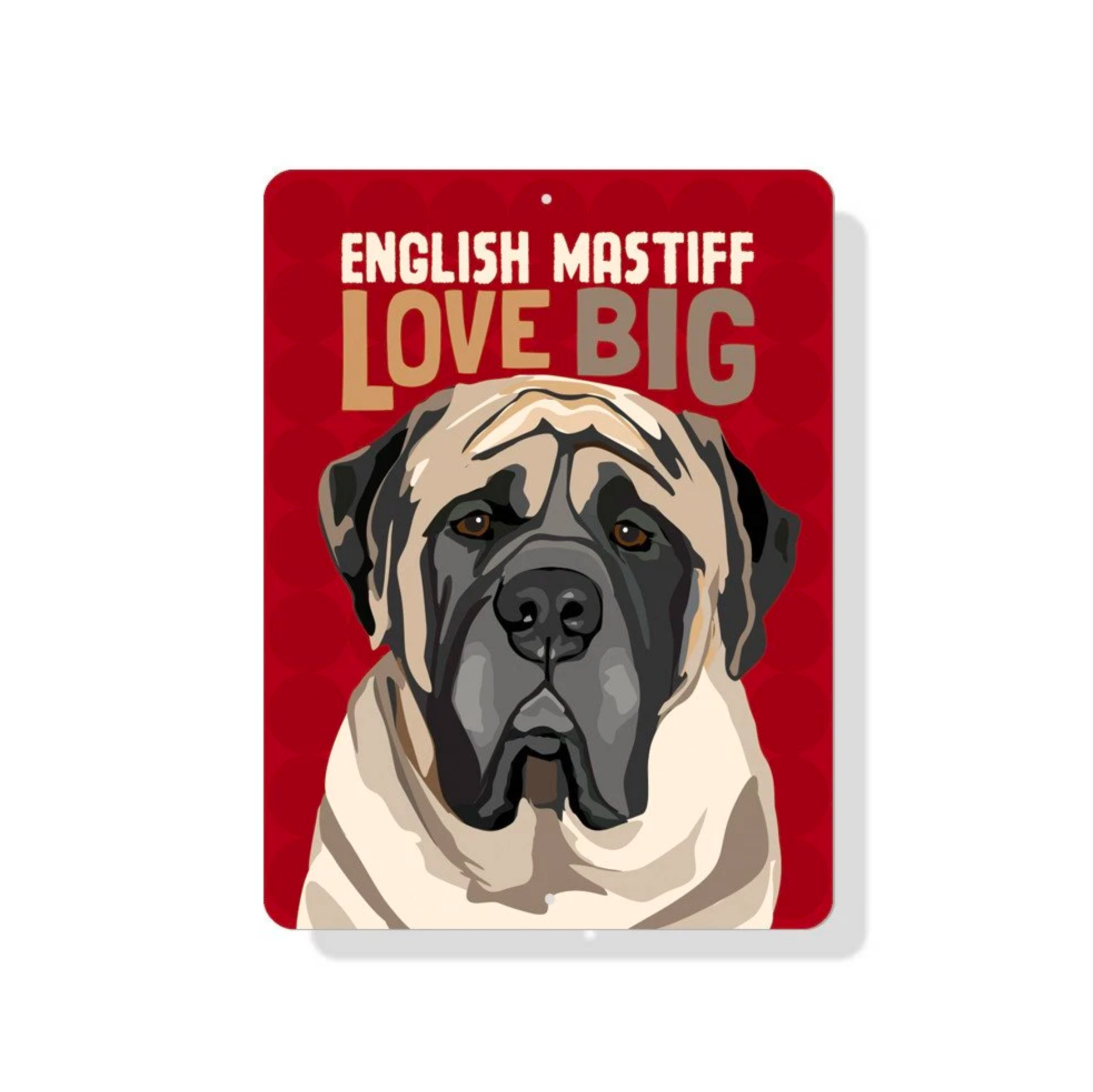 outdoor aluminum mastiff sign – BIG Gentle Dogs
